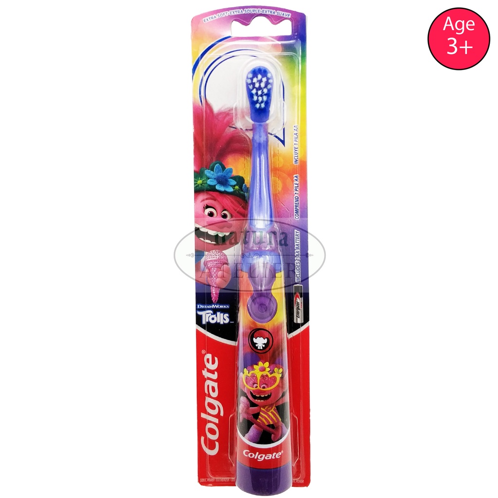 Colgate Kids Children Battery Vibrating Electric Toothbrush, Berus Gigi ...