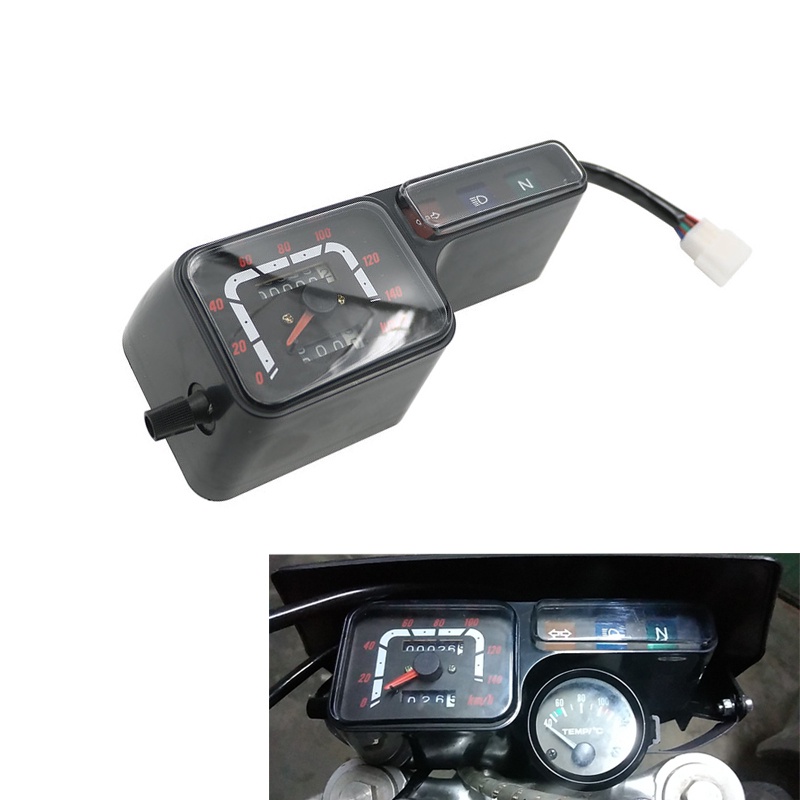 Speedometer Gauge Tachometer Assembly w/ light Indicator for Honda ...