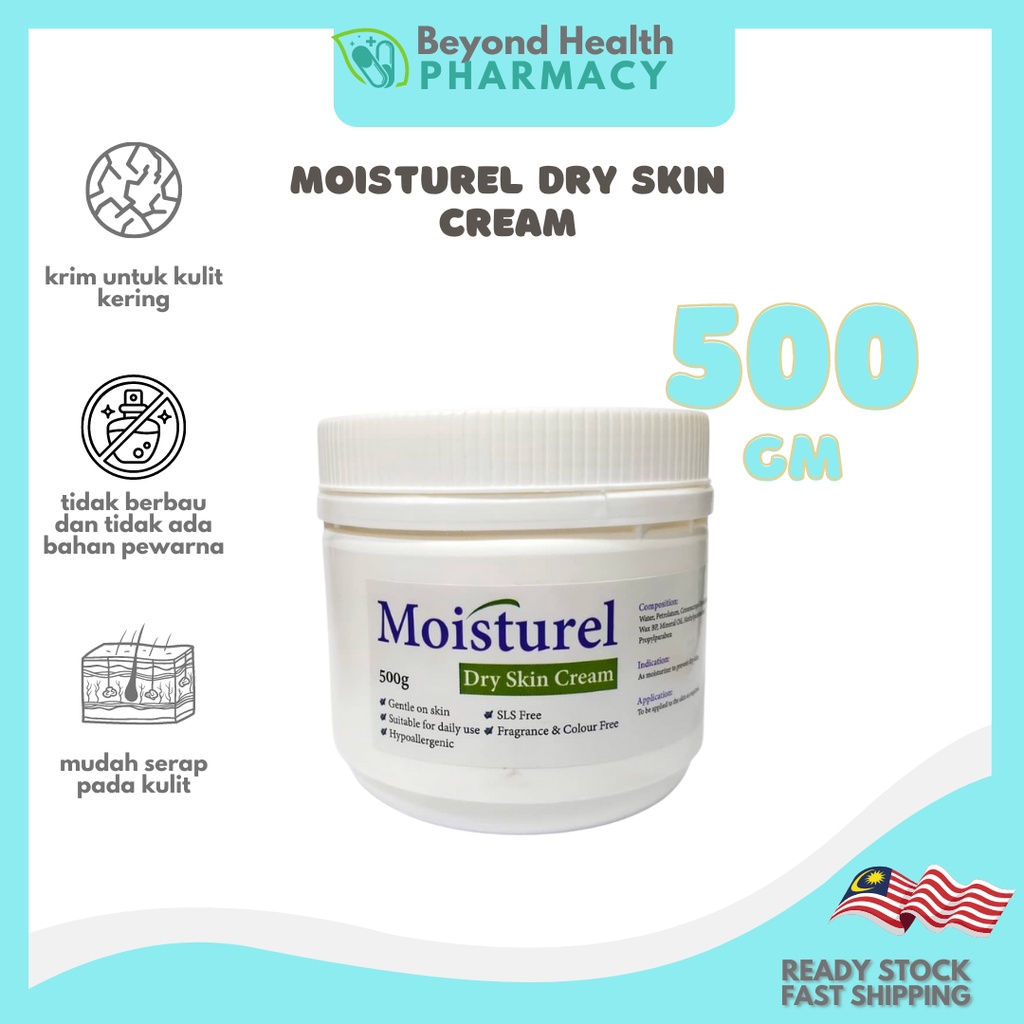 MOISTUREL DRY SKIN CREAM 500G | Shopee Malaysia