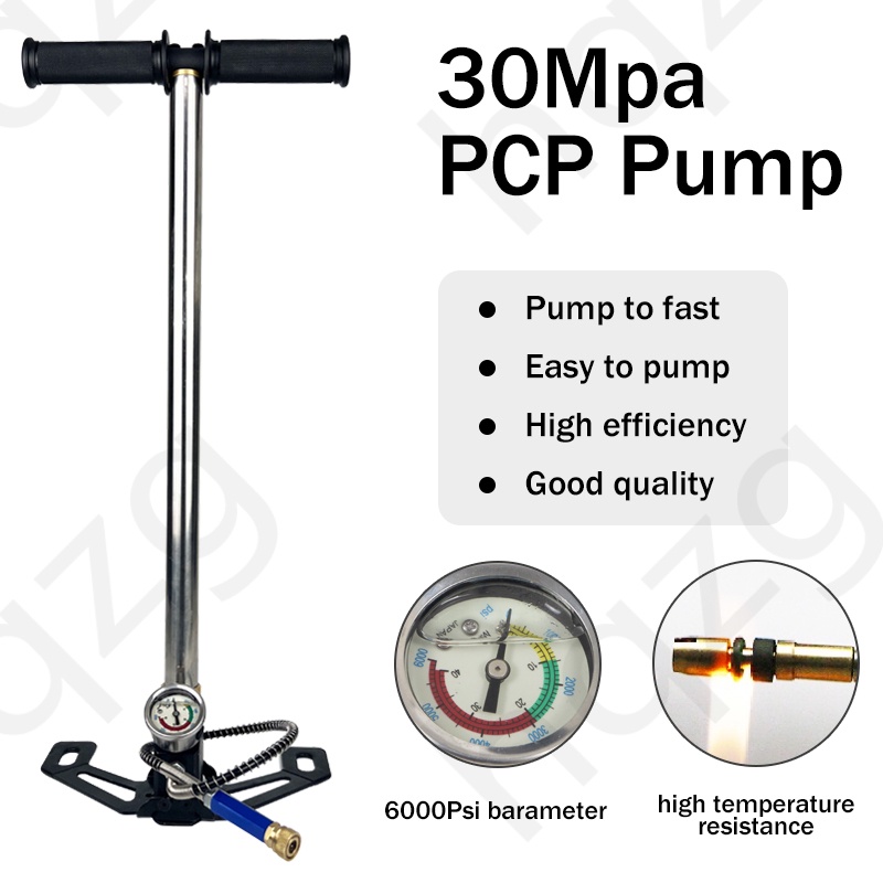 High Pressure up to 4500 Psi 6000psi Stainless Steel 3-stage Hand Pump ...