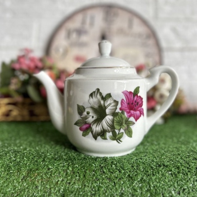 Vintage barang lama teko bunga kangkung standard size | Shopee Malaysia