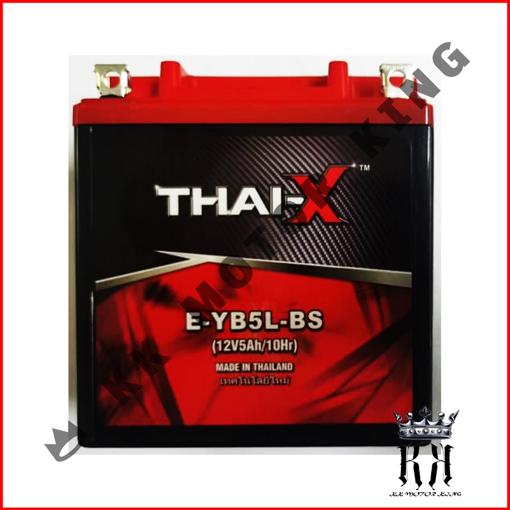[100% ORIGINAL !!!] THAI-X THAIX MOTORCYCLE BATTERY E-YB5L-BS EYB5LBS ...