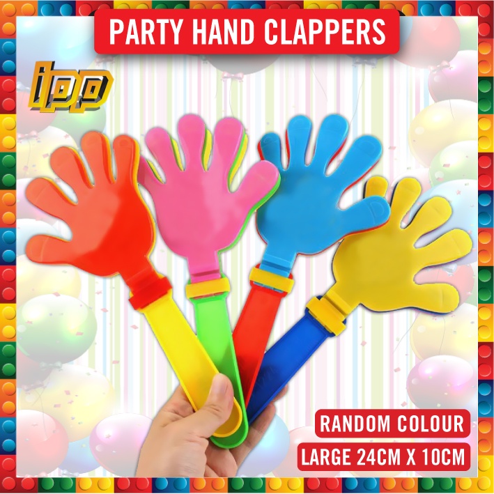 Party Hand Clapper / Large Hand Clapper 24cm x 10cm / Party Flappers ...