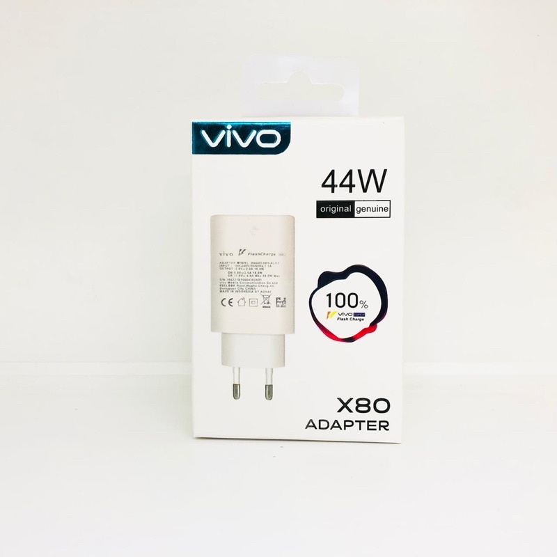 Vivo X80 44w 1usb Charger Shell Vivo X80 44w Charger adapter | Shopee ...