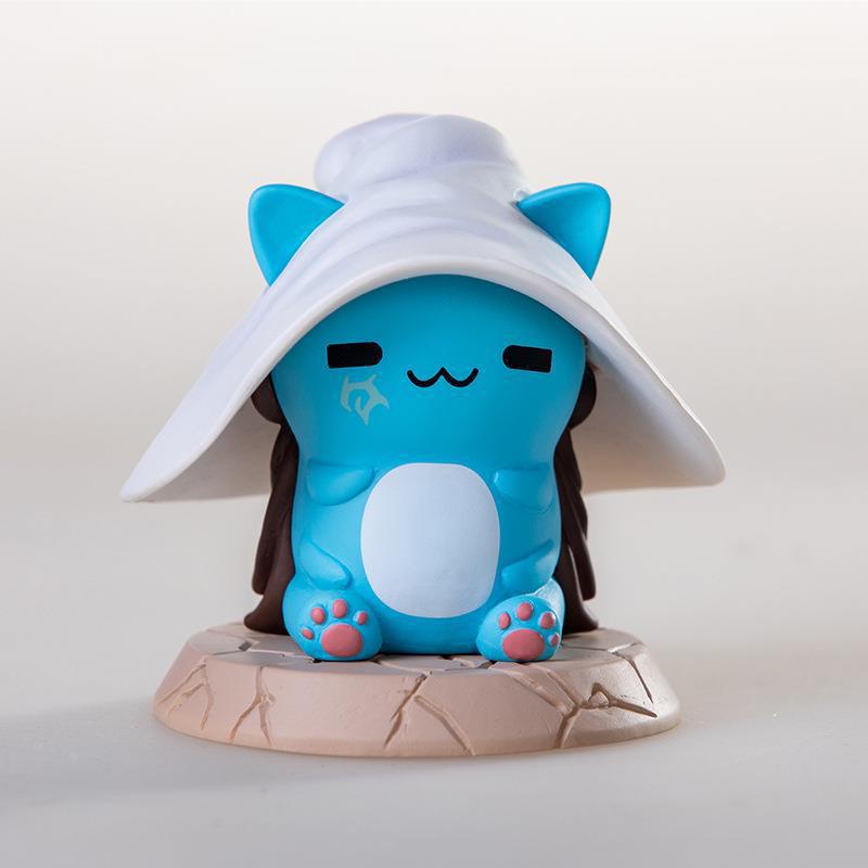 Ring-inspired Ranni Elden Cat Pvc Figure Q Version Bugcat Model Capoo ...