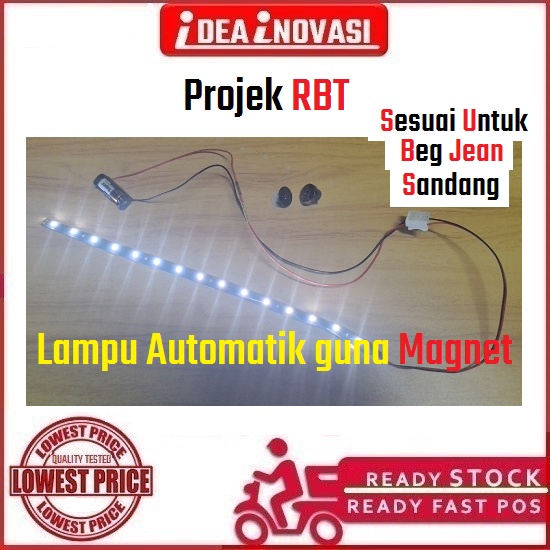 Lampu Automatik Guna Magnet -Beg Jean RBT | Shopee Malaysia