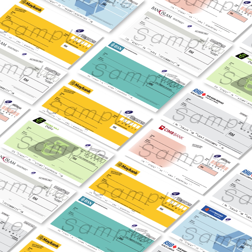 MOCK CHEQUE/REPLIKA CEK | Shopee Malaysia