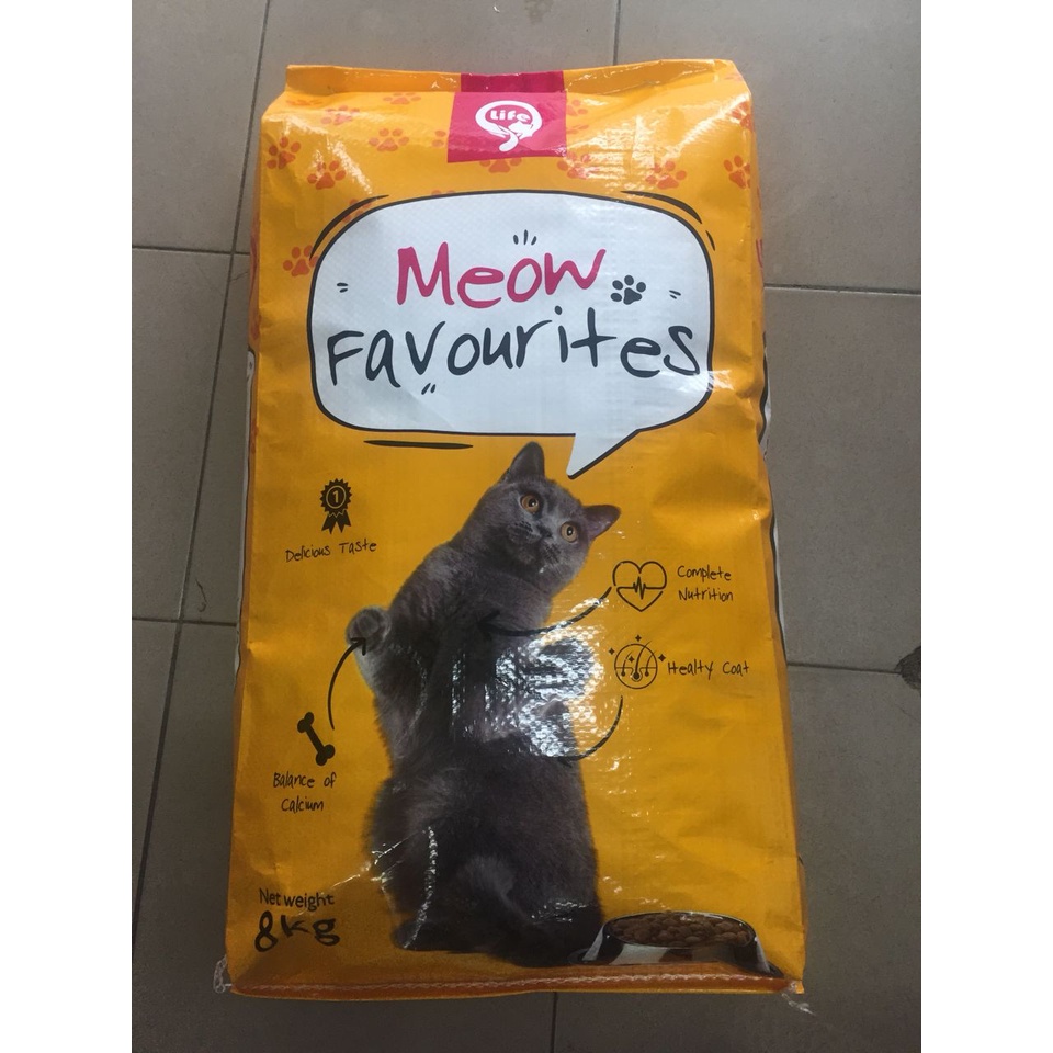 (REPACK) 9LIFE MEOW FAVOURITE 1KG | Shopee Malaysia