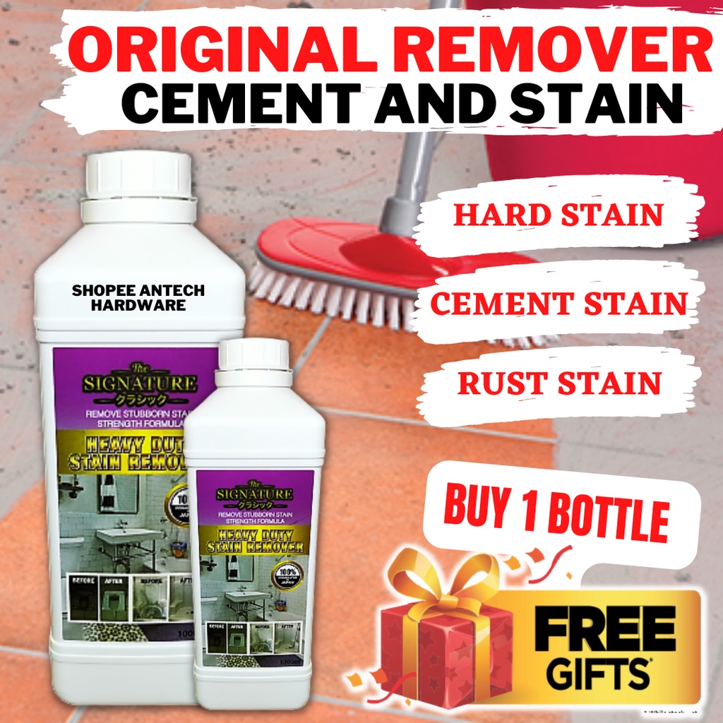 HEAVY DUTY Stain Remover Cement Remover Bathroom Cleaner Floor Stain ...
