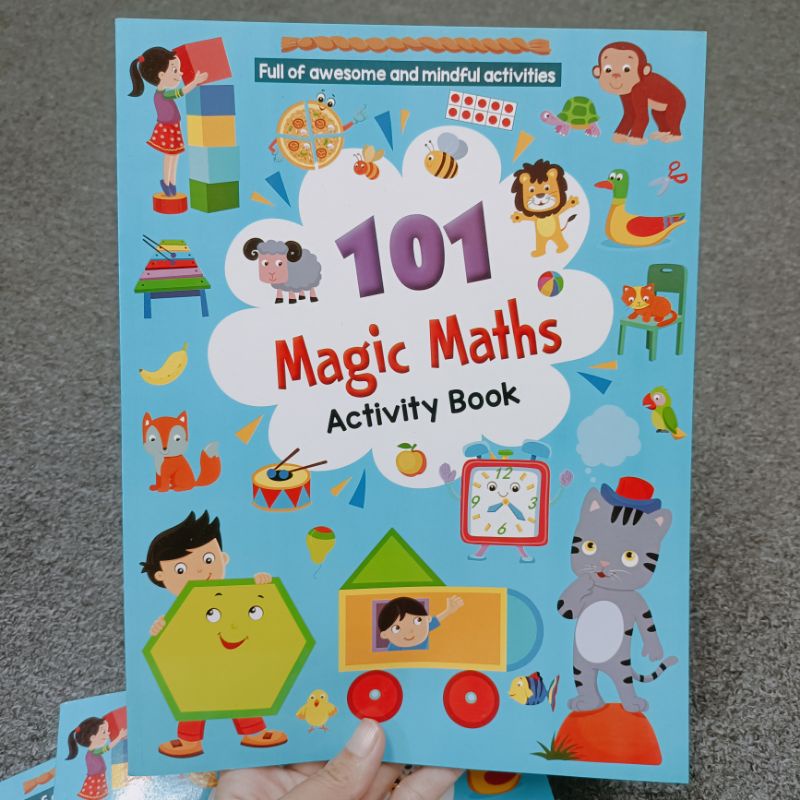 101 Magic Math Activity Book For Kids | Shopee Malaysia