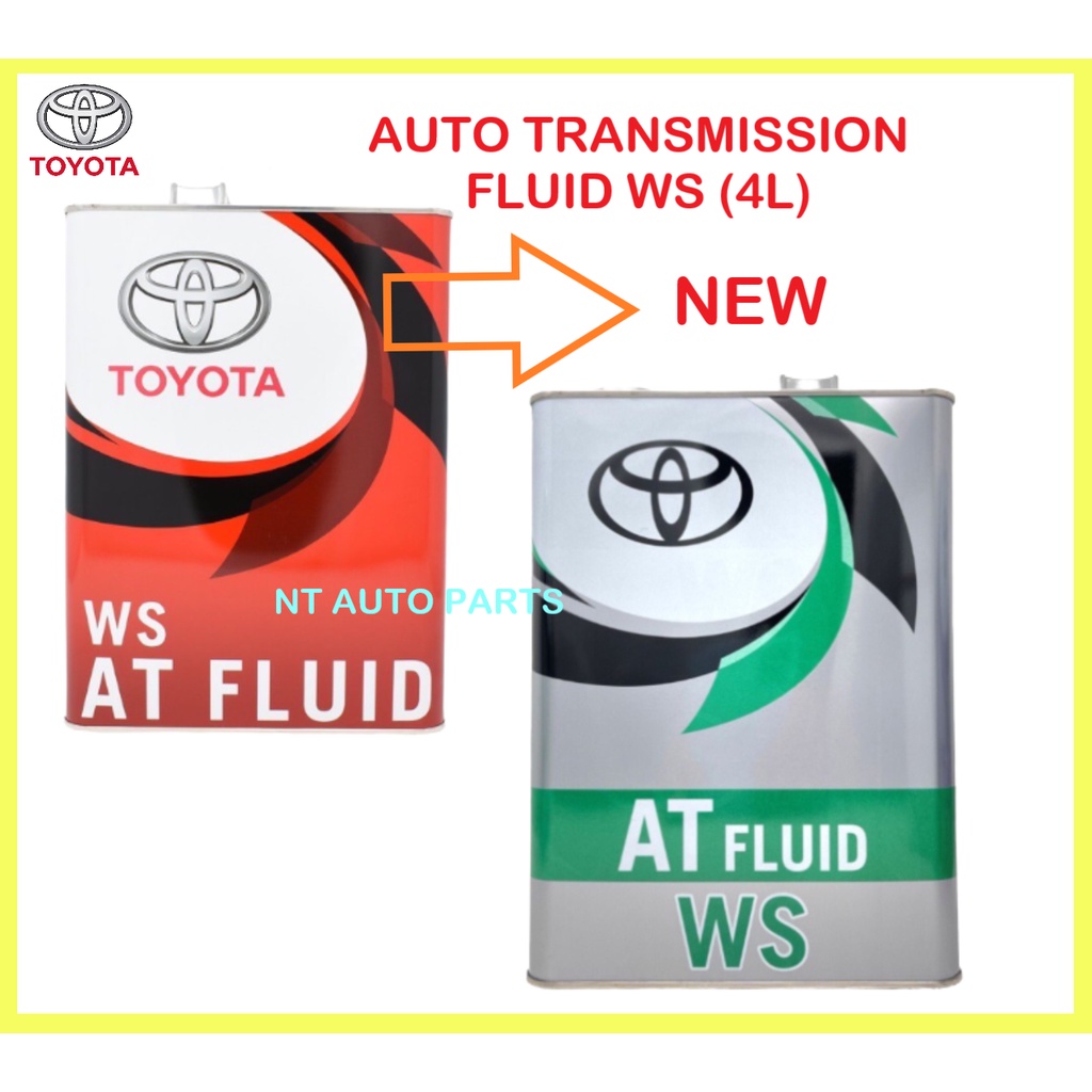 Toyota WS ATF 4L Automatic Transmission Fluid AUTO GEAR OIL 08886-02305 ...