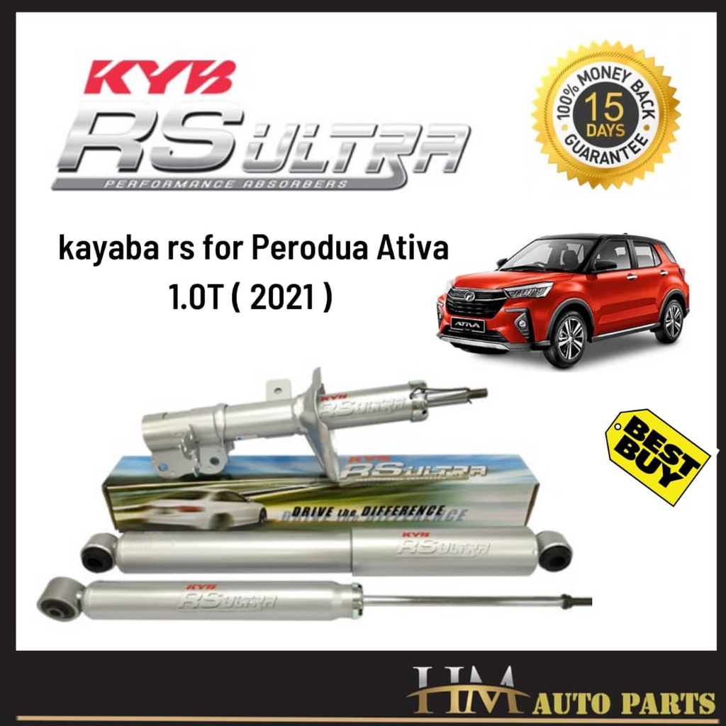 Perodua Ativa 1.0T 2021 - Present Absorber Front and Rear KYB KAYABA RS ...