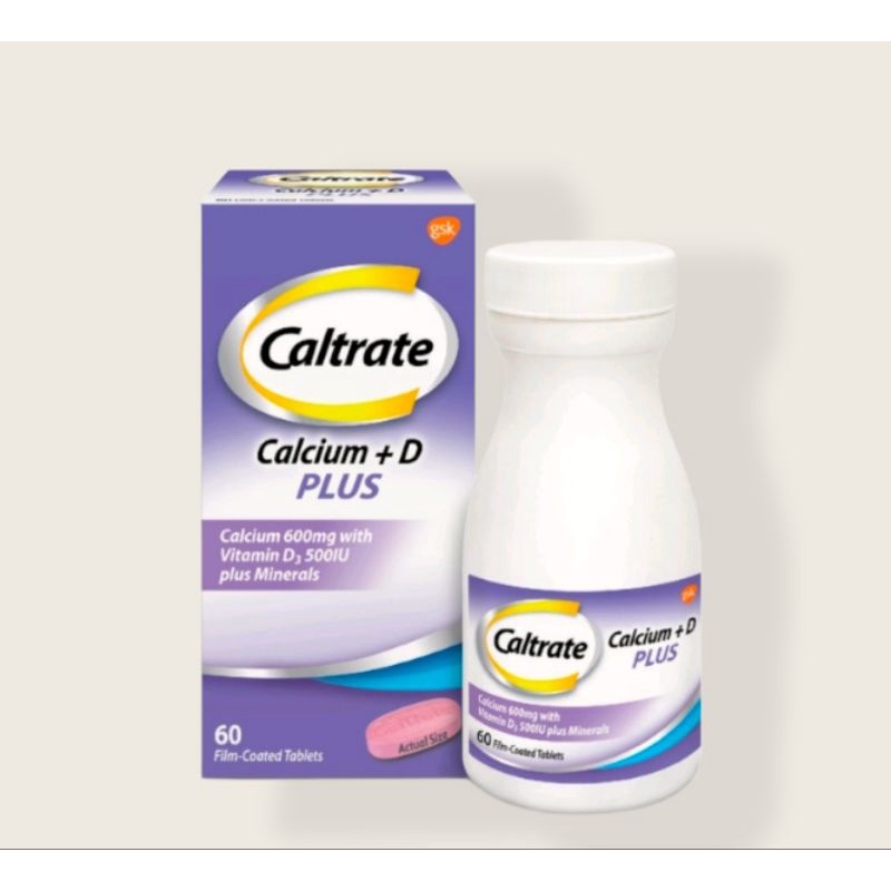 Caltrate 600 Plus Calcium Health Supplement 60s(New packaging) | Shopee ...