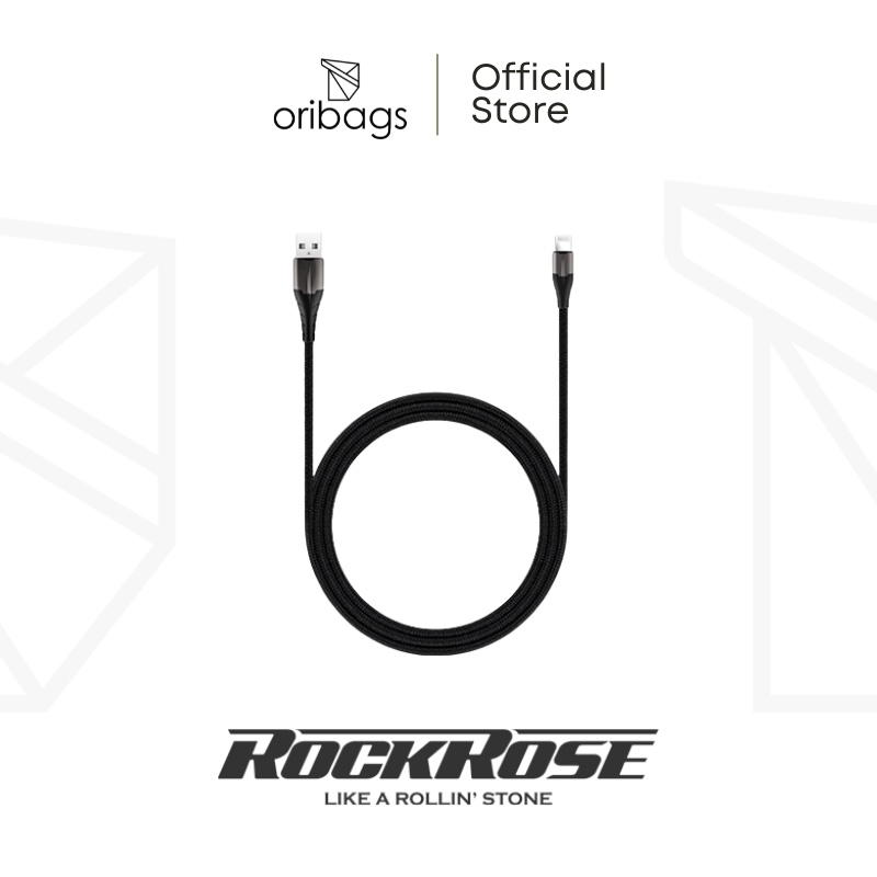 Rockrose Knight AL Lighting Cable - Black (1m) | Shopee Malaysia