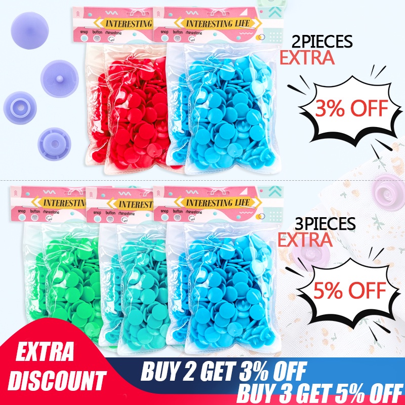 Wholesale T5 Plastic Snap Buttons For Clothing DIY Garment Press Stud ...
