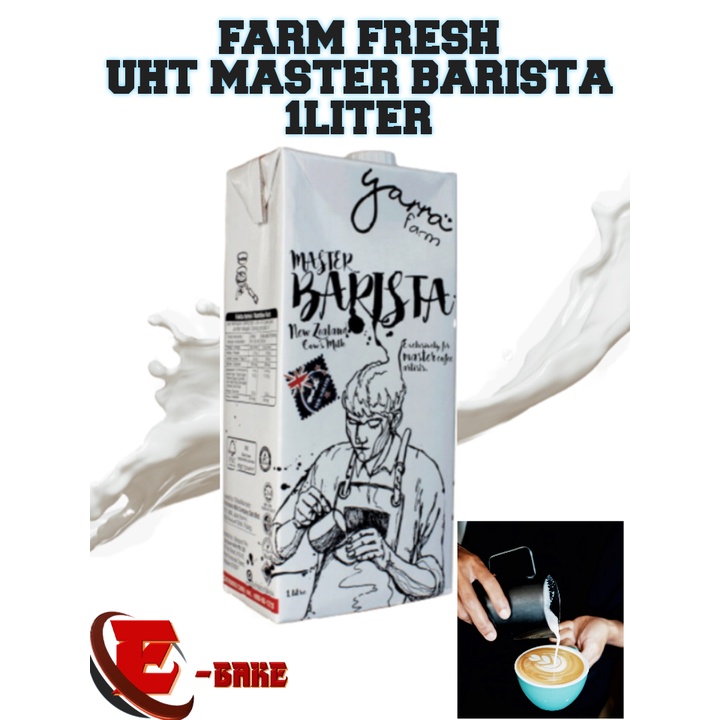 UHT MASTER BARISTA 1 LITER FARM FRESH | HALAL(stock for now no cap ...