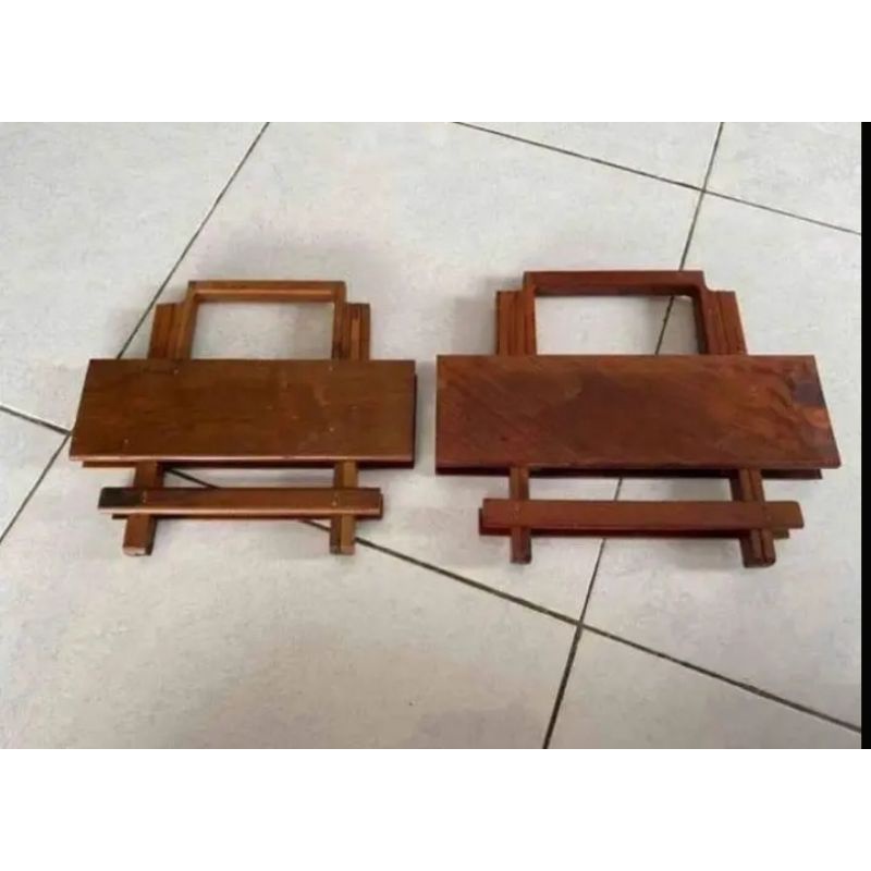 Rehal/medium And Small Iron Folding Table | Shopee Malaysia