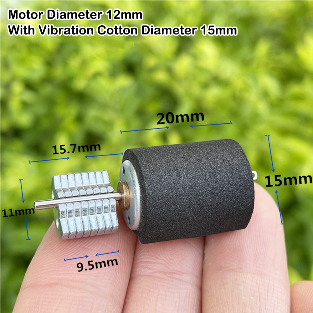 12*22MM Micro Cylindrical Vibration Motor DC 3V-6V Powerful Vibration ...