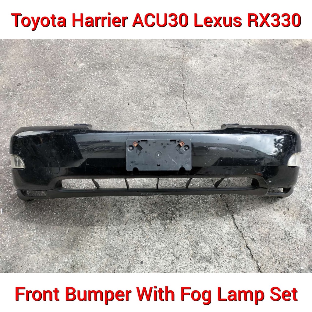 🇯🇵🇯🇵 Toyota Harrier ACU30 MCU30 Lexus RX330 Front Bumper With Fog Lamp ...