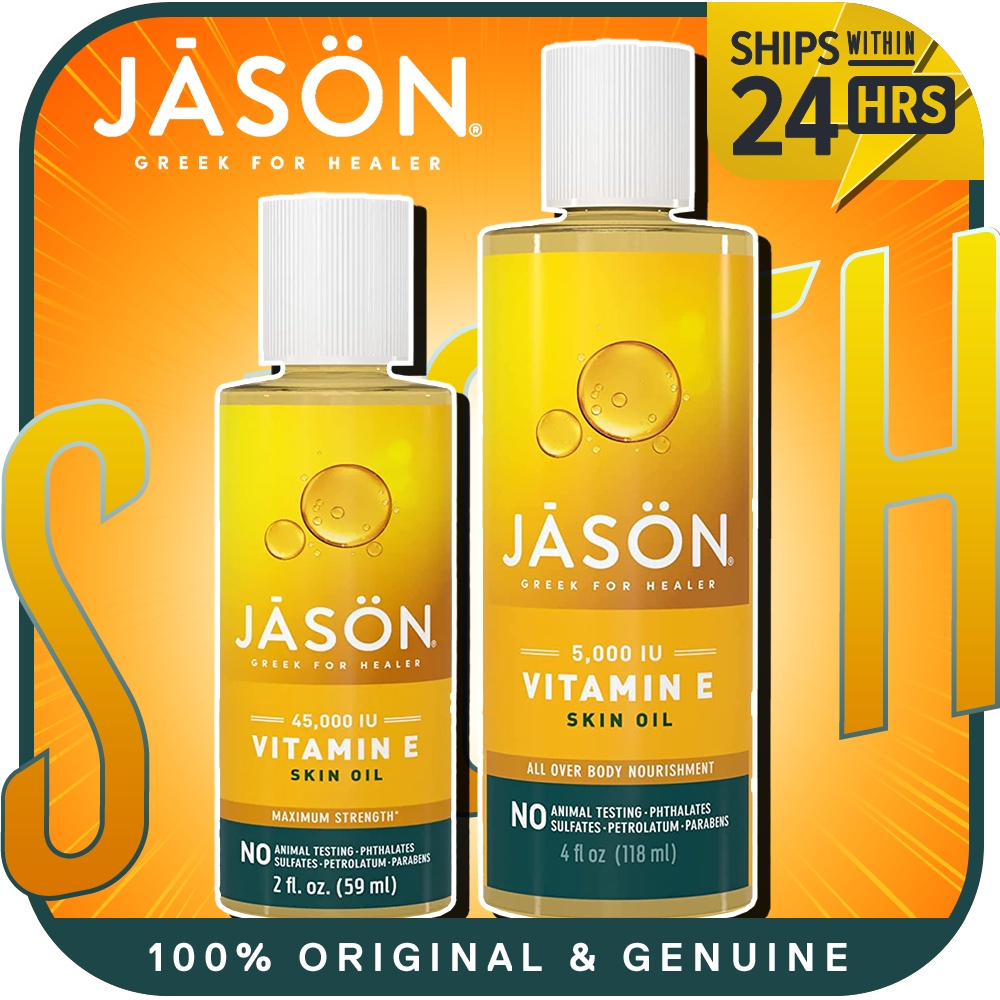 Jason Skin Oil Vitamin E 32,000 IU / 45,000 IU / 5,000 IU, All Over ...