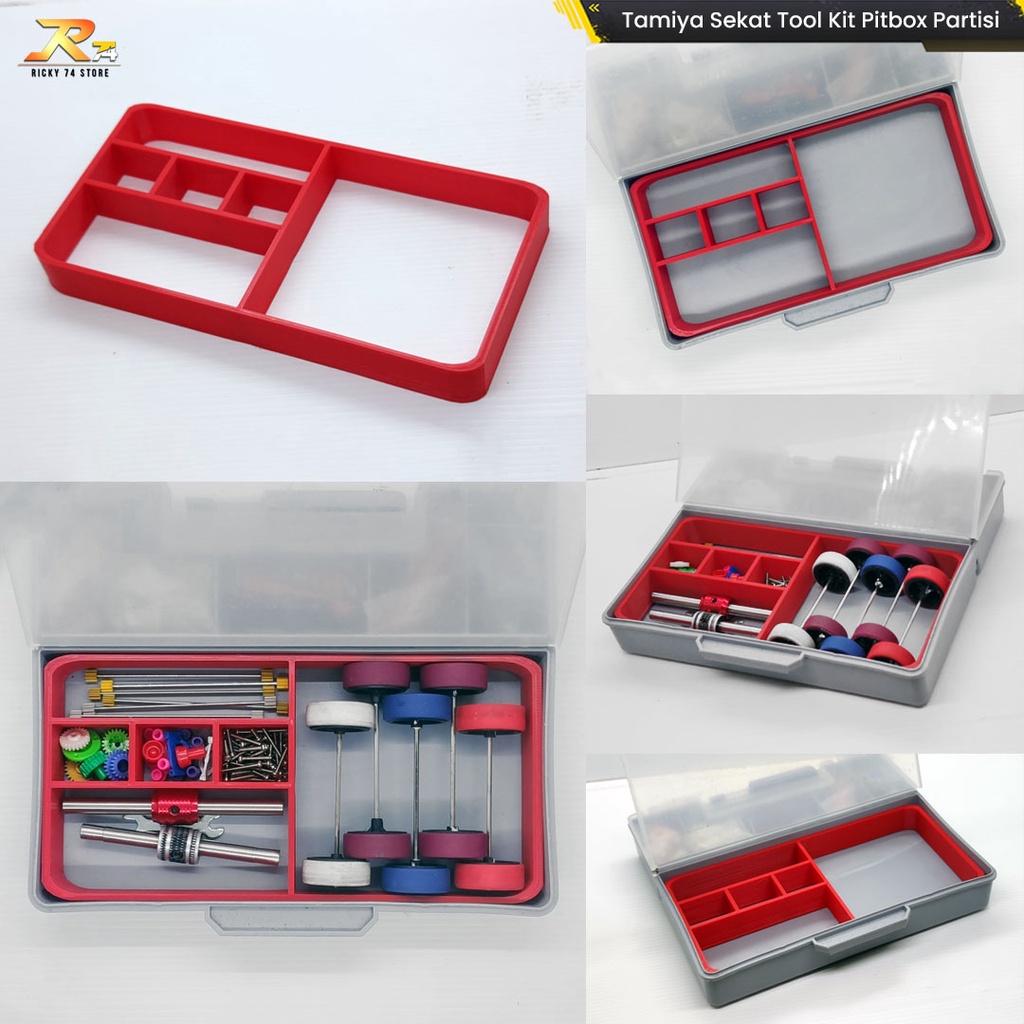 Tamiya Bulkhead Tool Kit Pitbox Partition Tamiya Box Mini 4WD | Shopee ...
