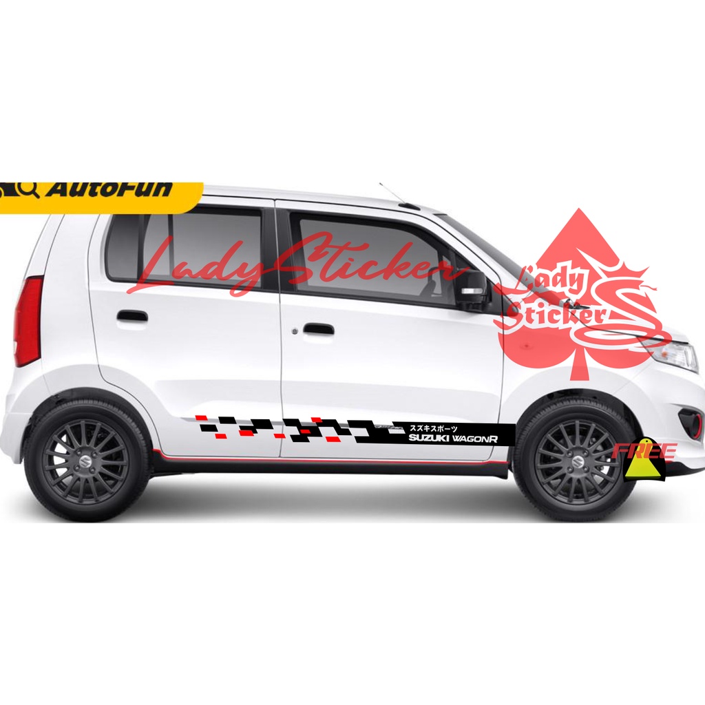 Cutting sticker for wagon r sticker, car sticker for wagon r side body ...