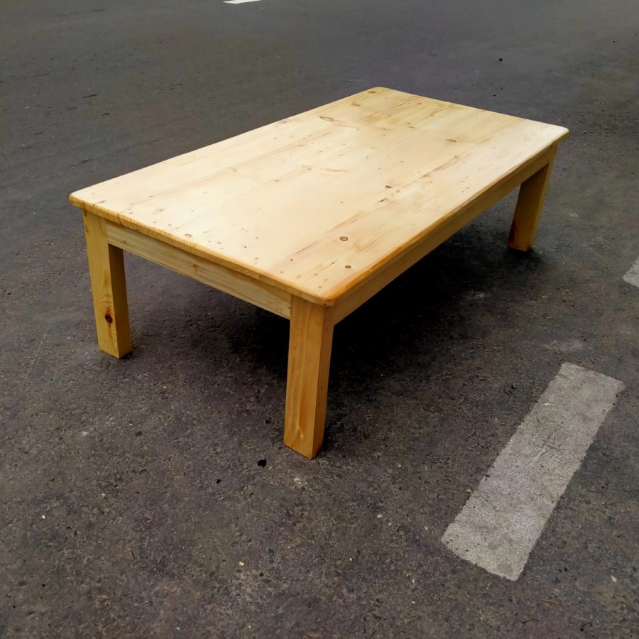 KAYU Table 100x100x35 Dutch Teak Wood NATURAL Color Wood | Shopee Malaysia