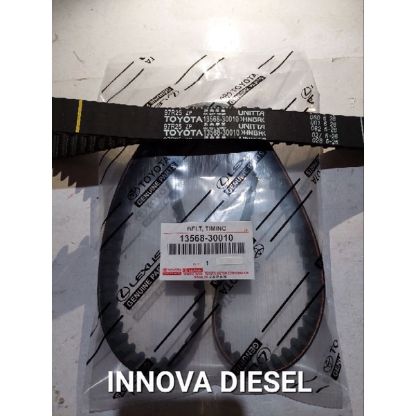TIMING BELT (13568-30010) TOYOTA INNOVA DIESEL HILUX DIESEL FORTUNER ...