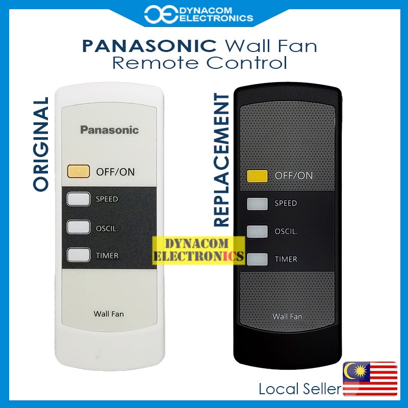 PANASONIC Original Wall Fan Remote Control [ Remote Kipas Dinding ...