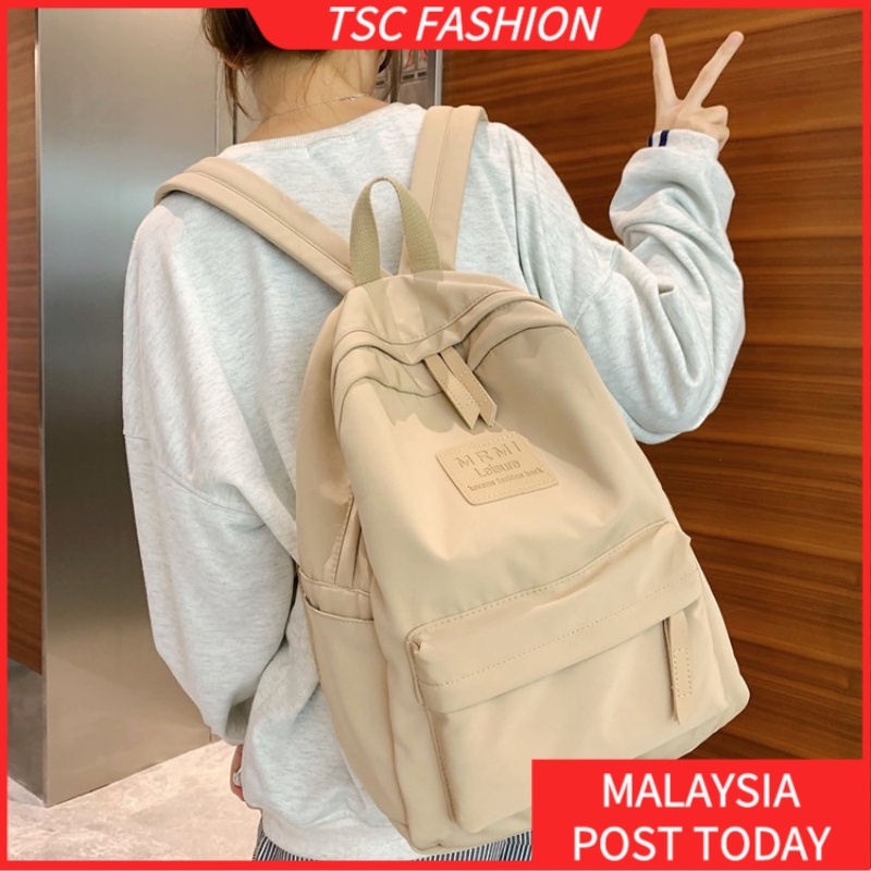 Simple Fashion Waterproof Anti-theft School Bag Ins Student Backpack ...