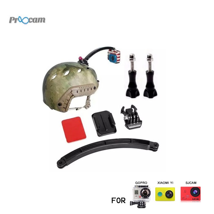 Proocam PRO-J079 Arm Mount Helmet and Screws set for Gopro Hero , SJCM ...