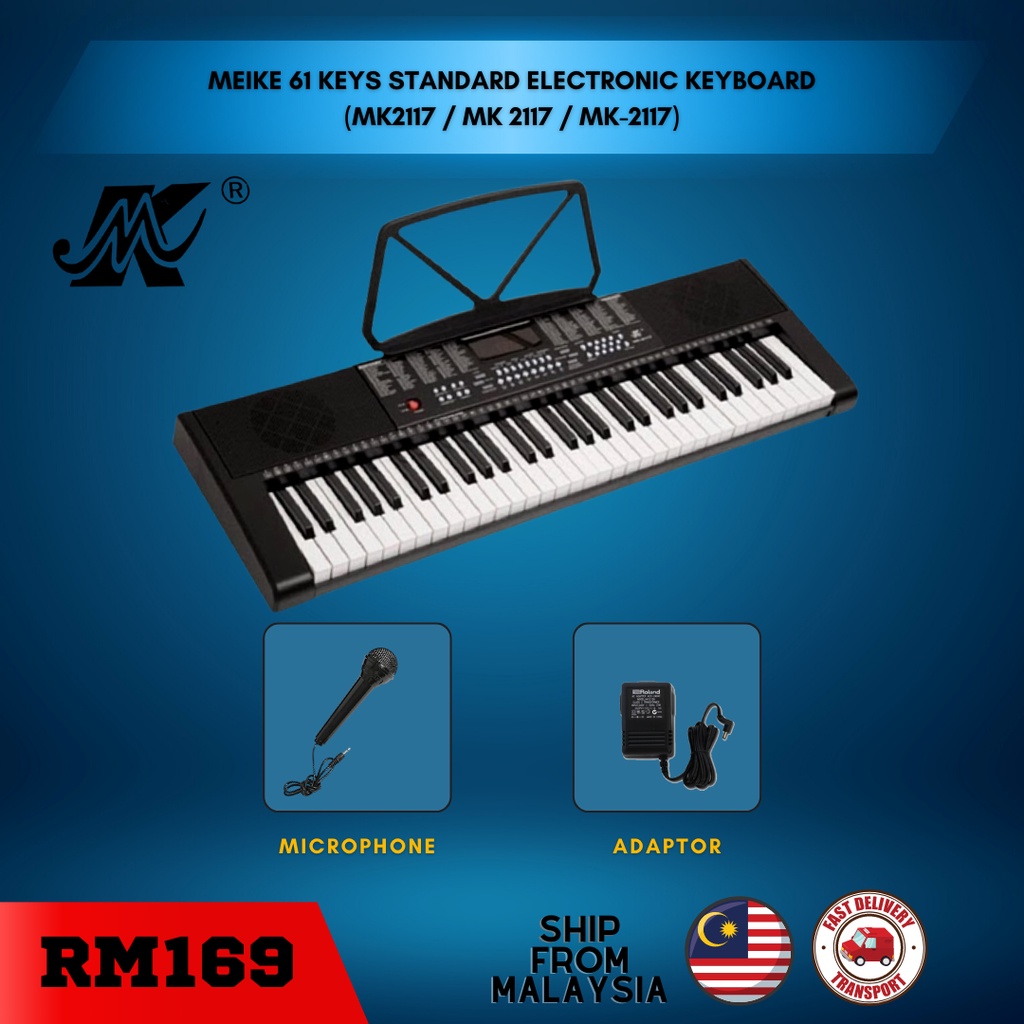MEIKE 61Keys Electronic Keyboard MK2117 | Shopee Malaysia