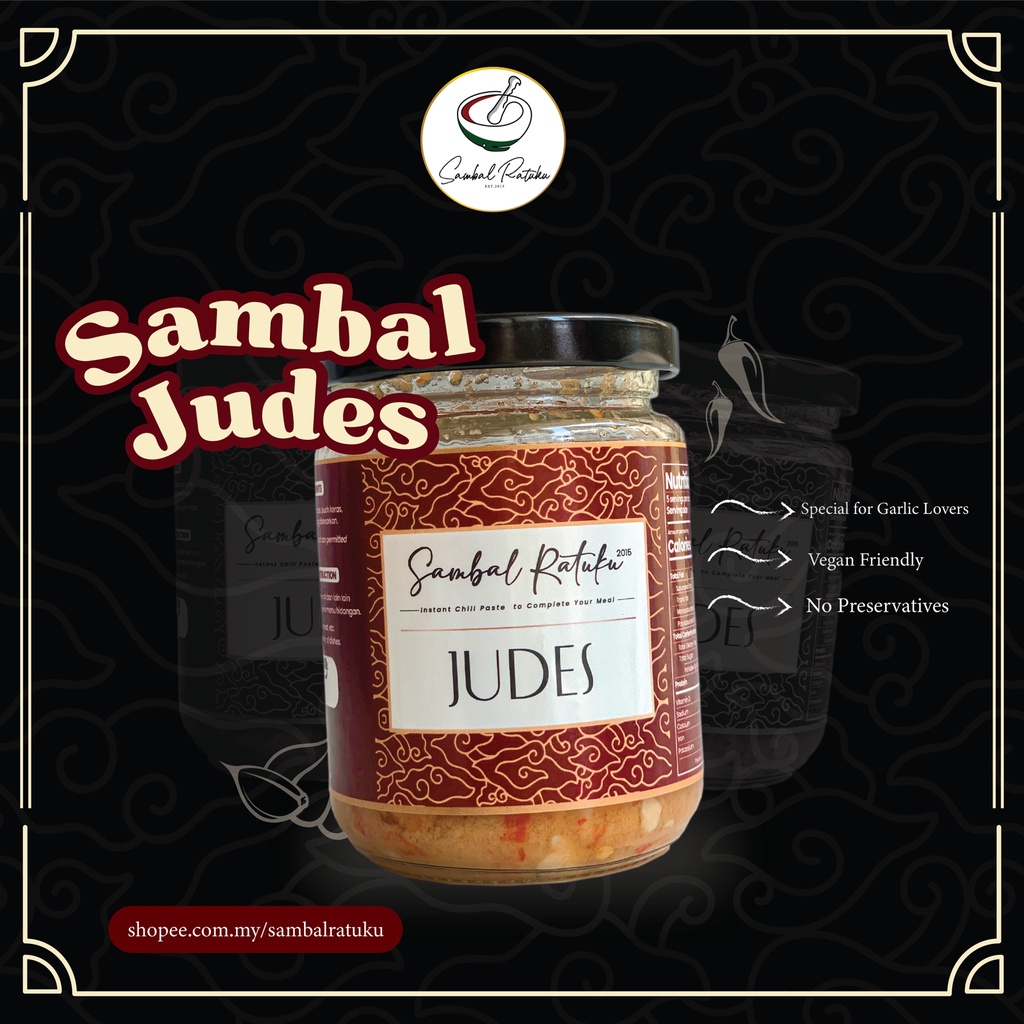 Sambal Judes Sedap| Instant Chili Paste| Garlic Chili| Spicy| Authentic ...