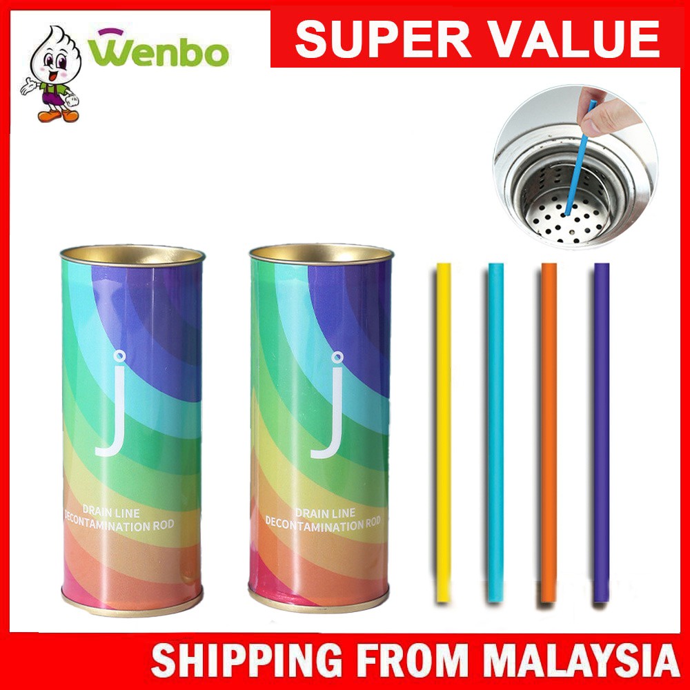 Wenbo Kitchen Toilet Bathtub Drain Cleaner Pipe Cleaning Rod Sani Stick ...