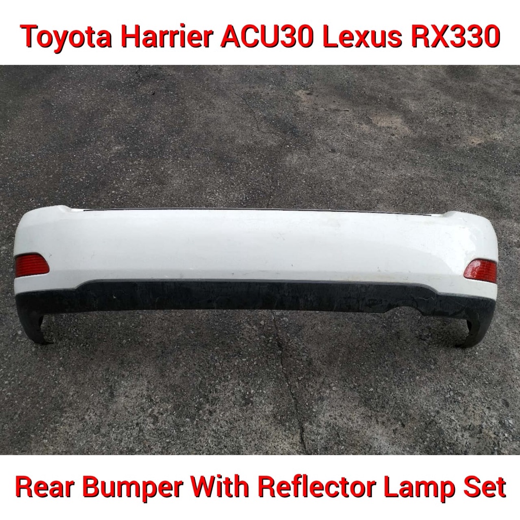 🇯🇵🇯🇵 Toyota Harrier ACU30 MCU30 Lexus RX330 Rear Bumper With Reflector ...