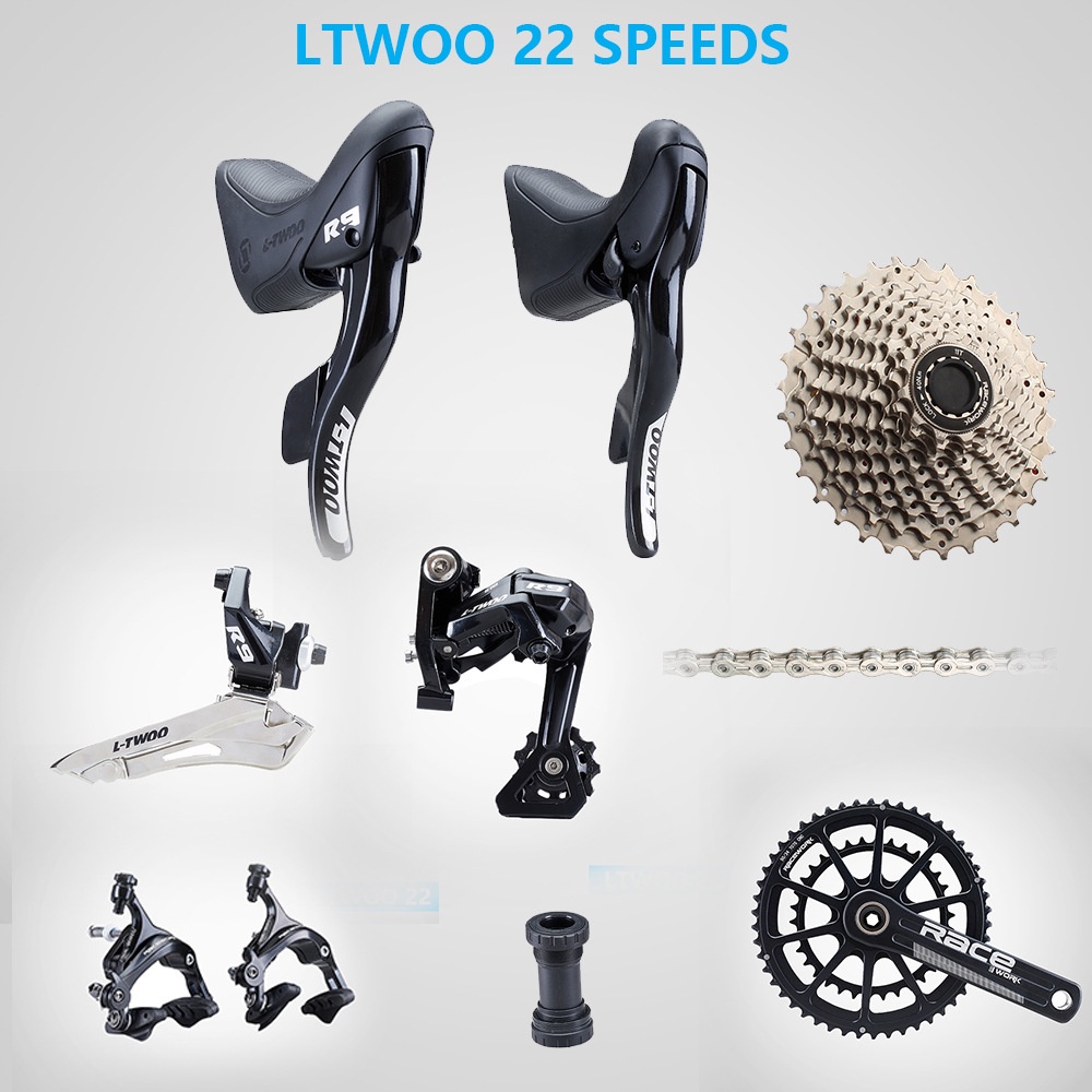 LTWOO R9 2x11 Speed Road Bike Groupset rim brake UT 105 R7000 | Shopee ...