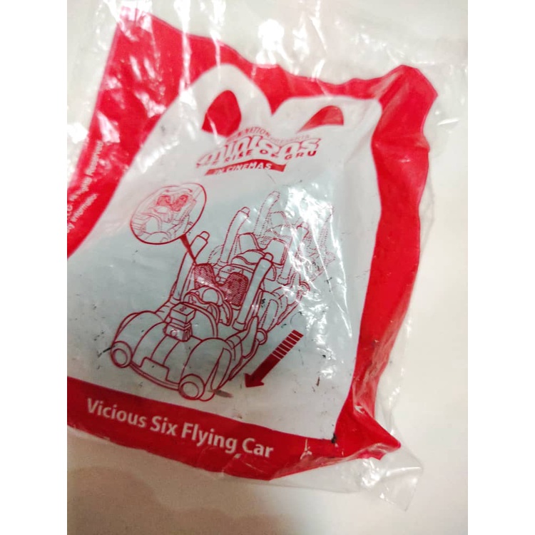 McDonald's Happy Meals Toys Minion The Rise of Gru - Vicious Six Flying ...