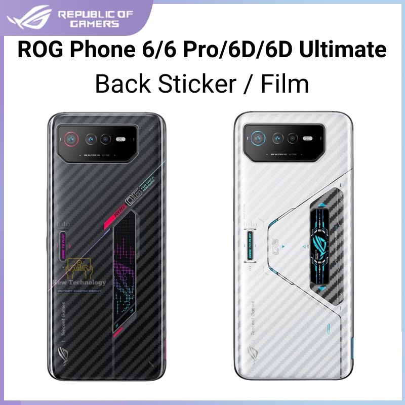 Asus ROG Phone 6 6 Pro 6D 6D Ultimate Back Sticker Back Film | Shopee ...