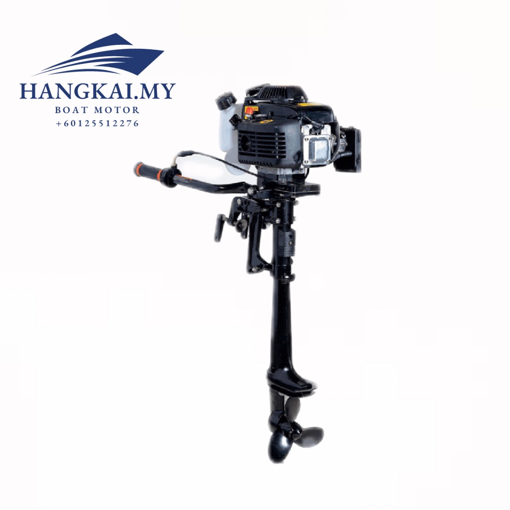 ( FREE SHIPPING / CHEAPEST) Hangkai 4 stroke 4hp short shaft boat motor ...