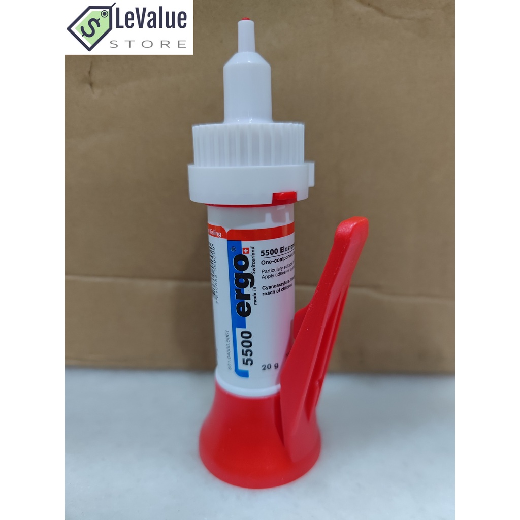 ERGO 5500 Transperant Special lnstant Adhesive 20g Made In Switzerland ...