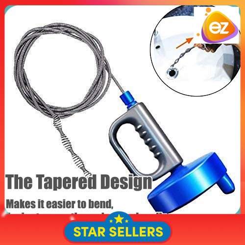 Drain Unblocker Flexible Rod Auger Snake Rod Drain Unclogged Pipe Sink ...