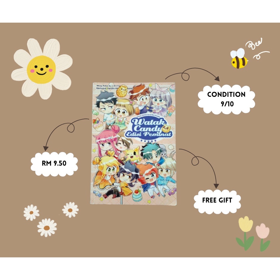 PRELOVED ITEM (SIRI CANDY JEM ULANG TAHUN KE-5) WATAK CANDY EDISI ...