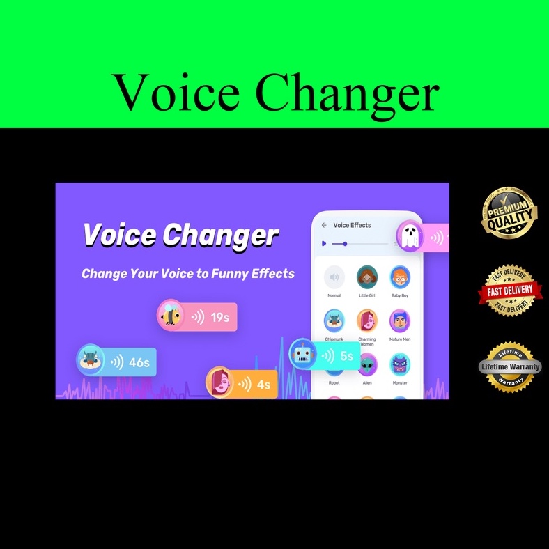 Voice changer with effects APK + MOD (Premium Unlocked) | Shopee Malaysia