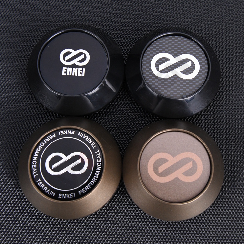 4PCS ENKEI Sport Rim Wheel Cap 62MM Clip Diameter ENKEI Emblem Sticker ...