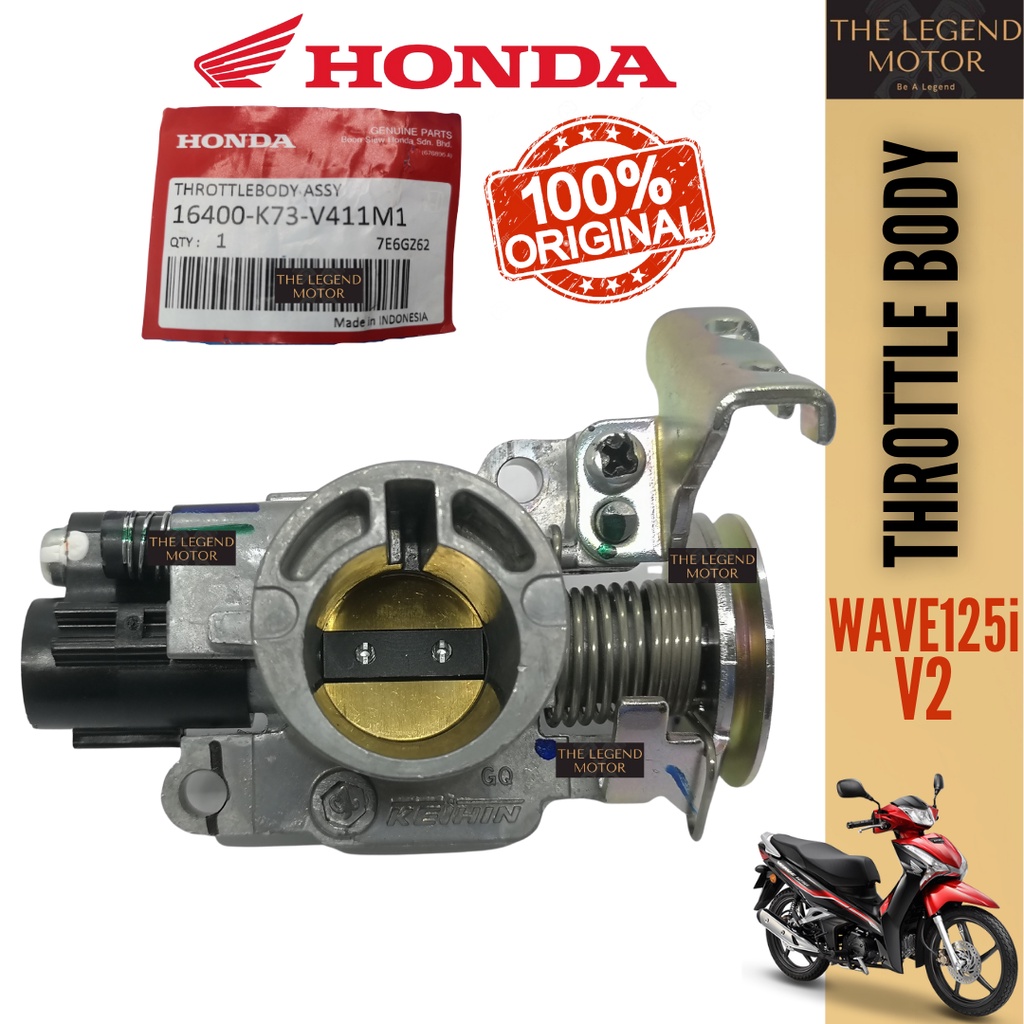 WAVE125i V1 V2 WAVE125 i WAVE 125i Fi THROTTLE BODY ASSY TROTLE TPS 16400-K73-M01 16400-K73 ...