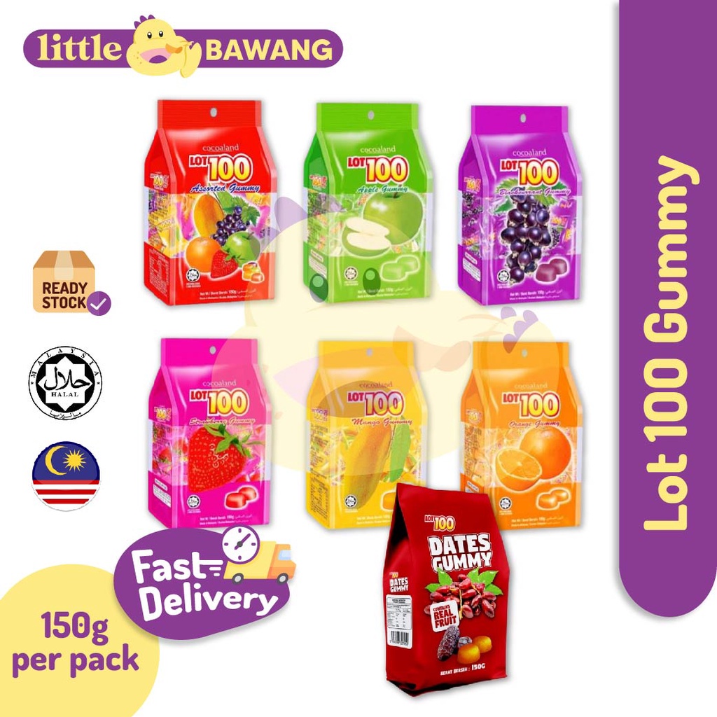 Gummy Lot 100 (150G) | Shopee Malaysia