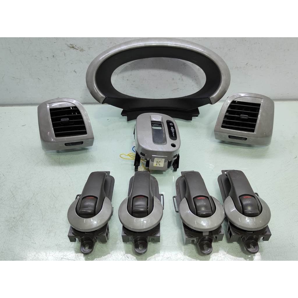 JDM Nissan March Autech Bolero K12 Interior Marble Handle Meter Air ...