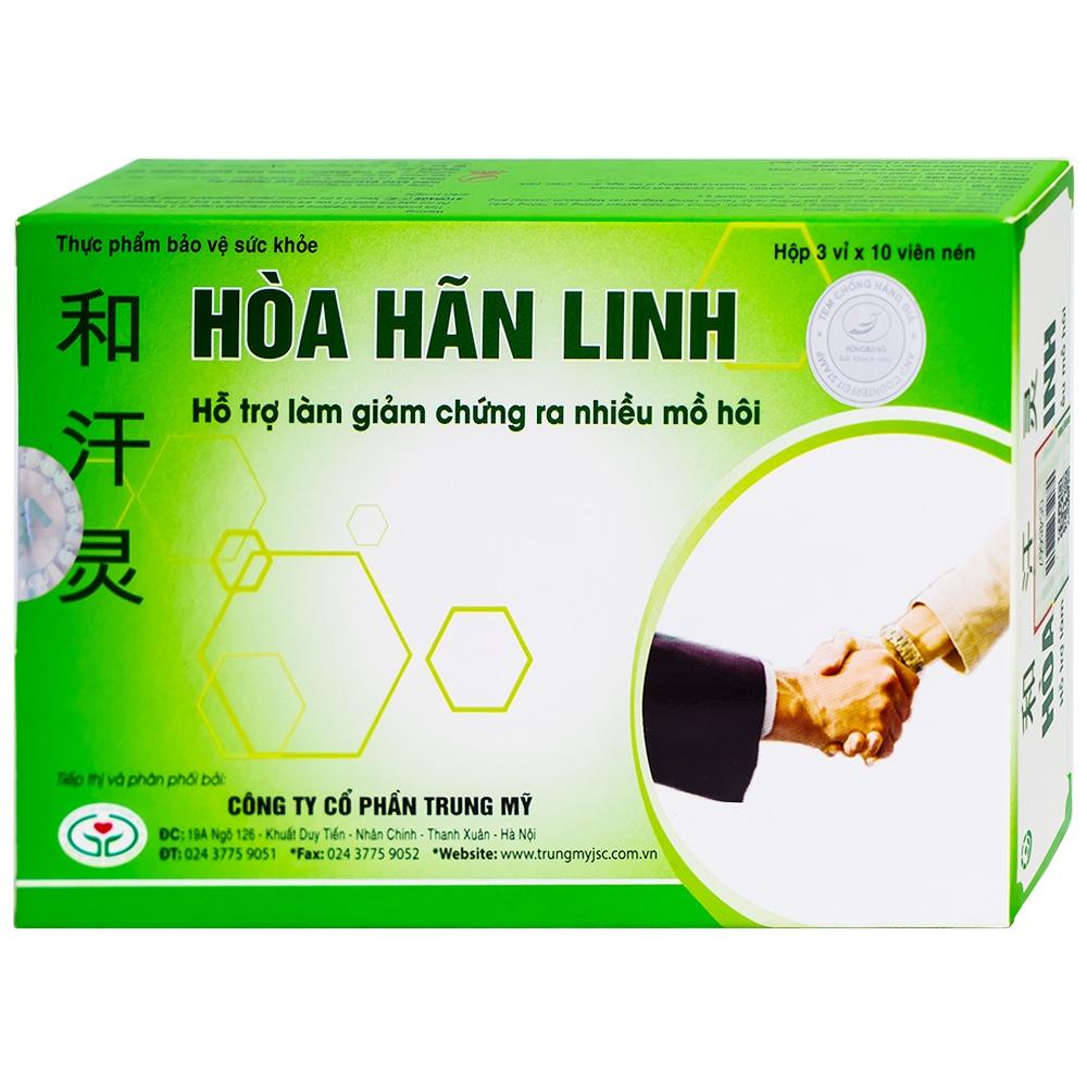 Hoa Linh Oral Tablet - Reduces Sweating A Lot (30 Tablets) | Shopee Malaysia