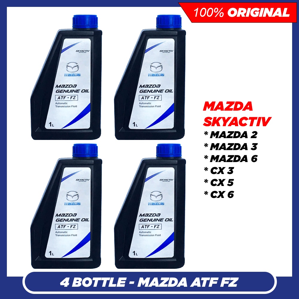 (4Bottle) MAZDA ATF AUTO TRANSMISSION FLUID FZ (4L) Mazda 2 / 3 / 6 ...