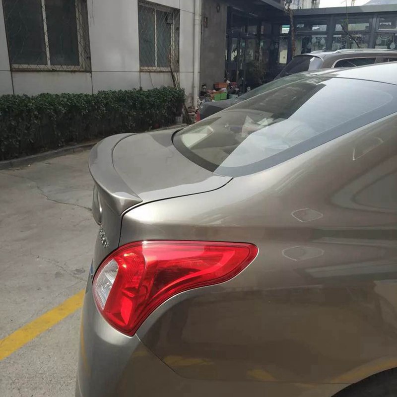 Use For Nissan Sunny Versa 2007-2015 Spoiler ABS Plastic Forging Carbon ...